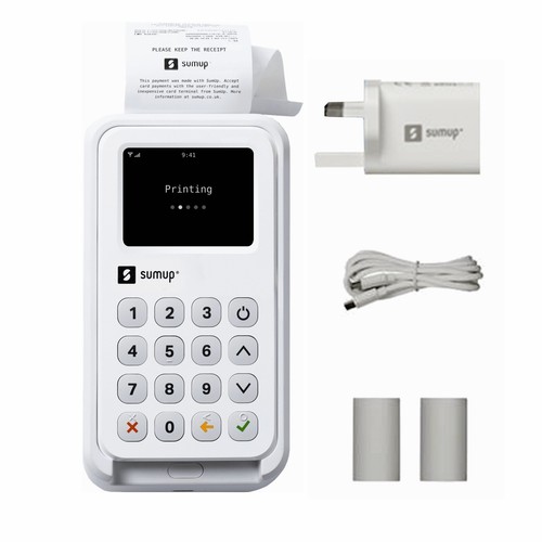 Sum Up 3G+ Payment Kit Card Reader With Receipt Printer & Charging ...