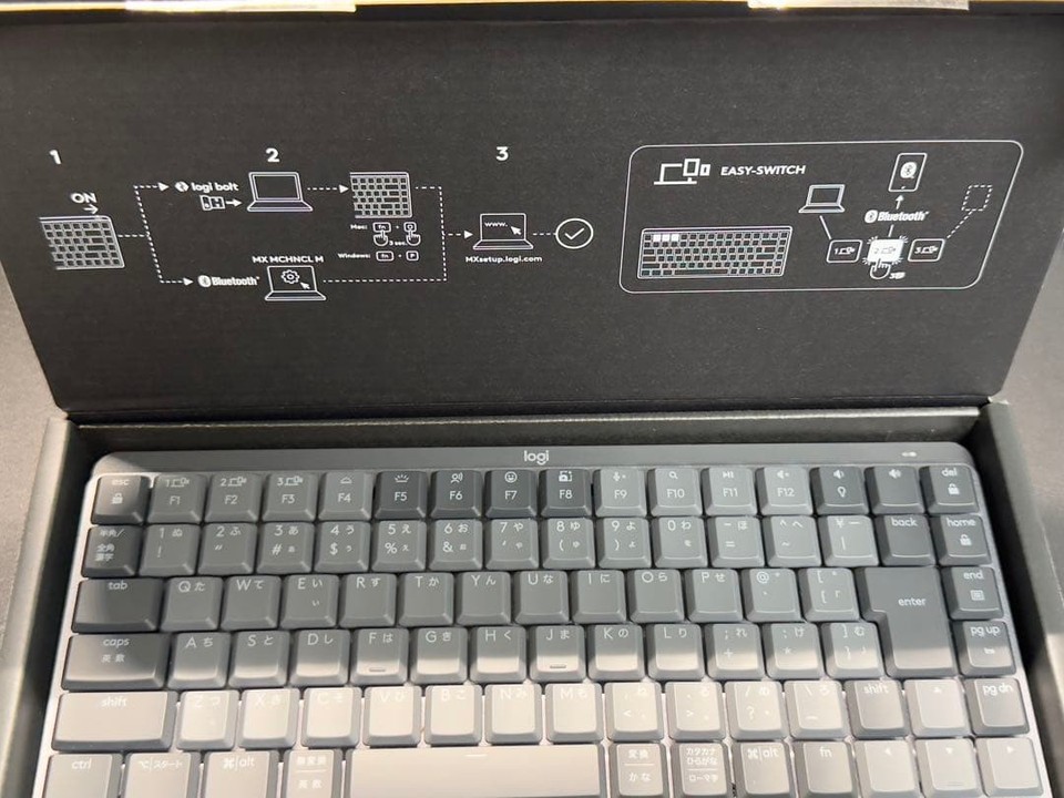 Logitech Mx Mechanical Mini Keyboard Japanese Layout Wireless Bluetooth ...