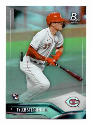 Tyler Stephenson Rookie 2021 Bowman Platinum #10 RC Baseball Card | eBay
