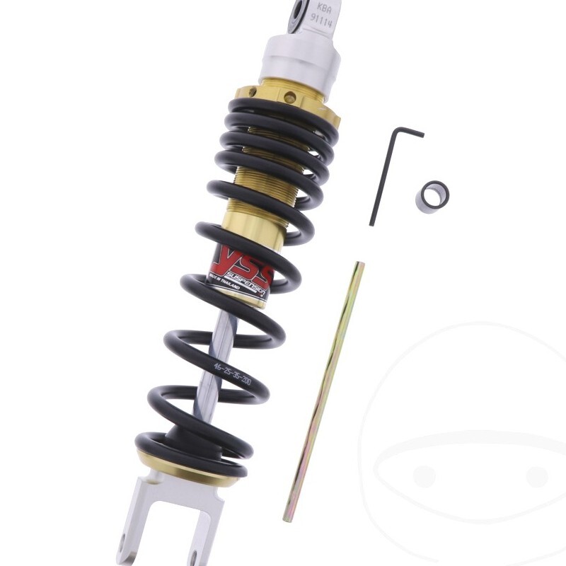 YSS Shock Mono Adjustable OE302-300T-04AL-38 For Italjet Dragster 180 ...