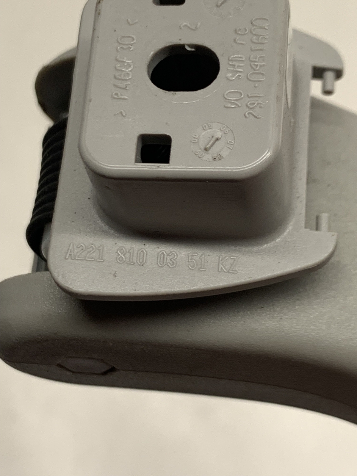 2007 MERCEDES-BENZ S W221 s 500 Front Left Side Interior Roof Handle ...