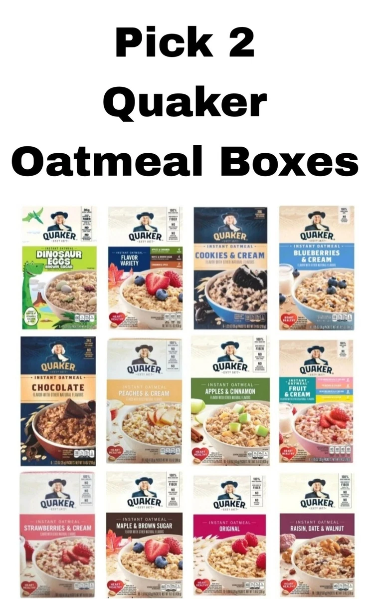 Quaker Oatmeal Box