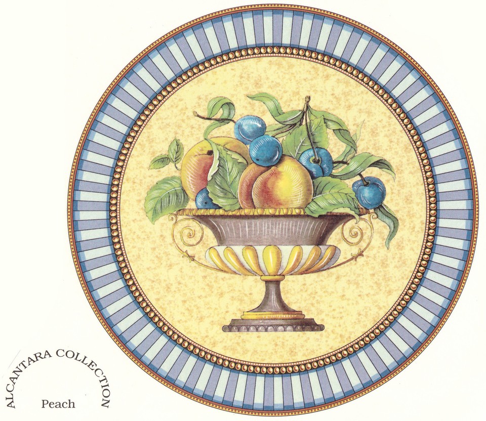 Ceramic Decals Fruit Food Bowl Bunch Plate Size Asst. Designs | eBay