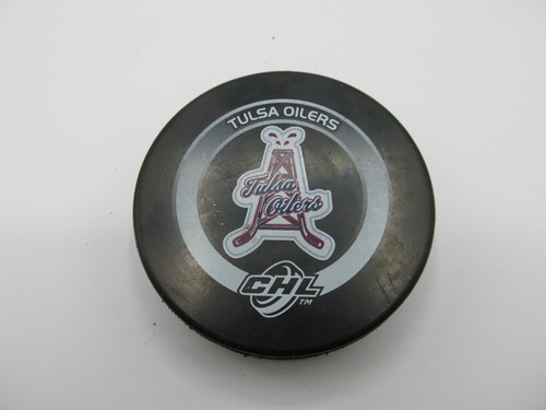 Tulsa Oilers Hockey OFFICIAL GAME Puck CHL SHER-WOOD RARE | eBay