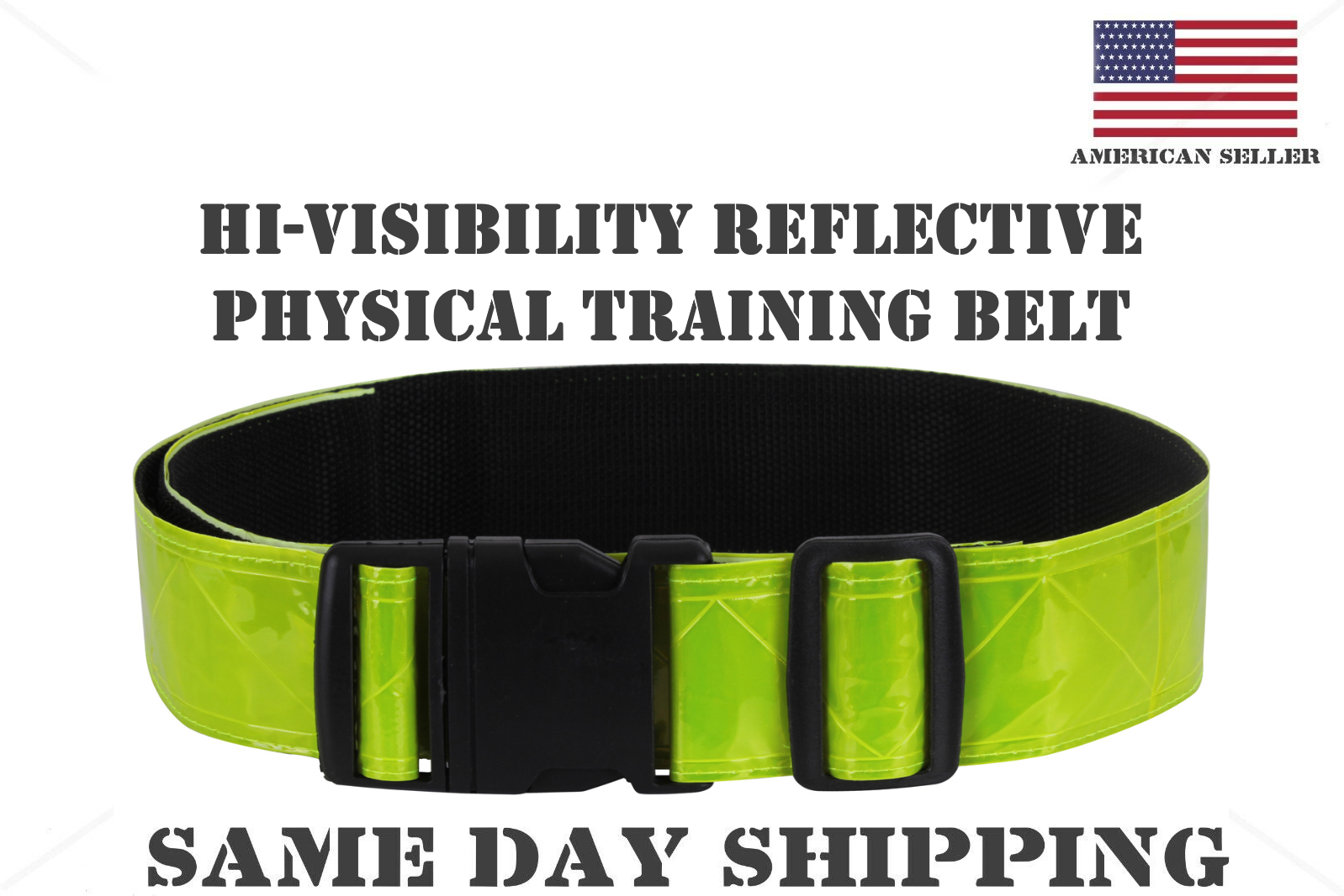 Hi-Visibility Reflective Military Elastic PT Physical Training Belt | eBay