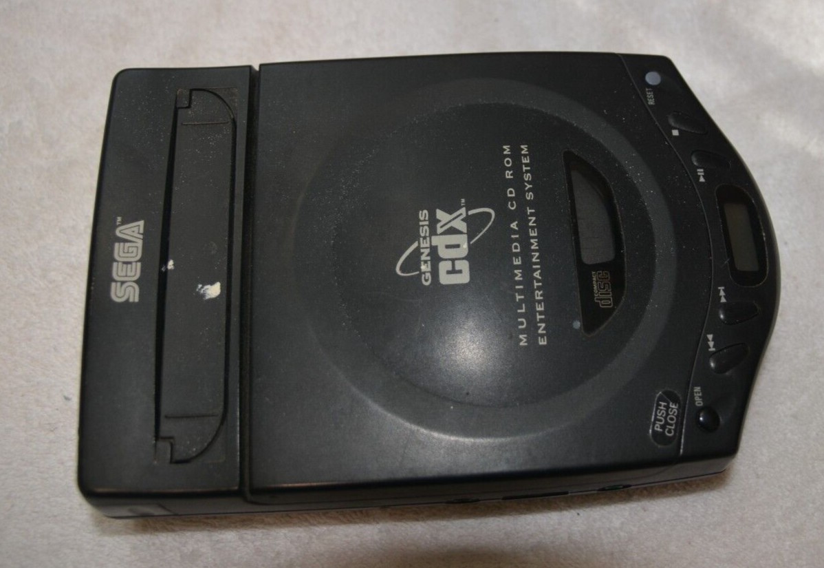 SEGA GENESIS CDX CONSOLE SYSTEM AS-IS UNTESTED - for parts - Sega CDX ...