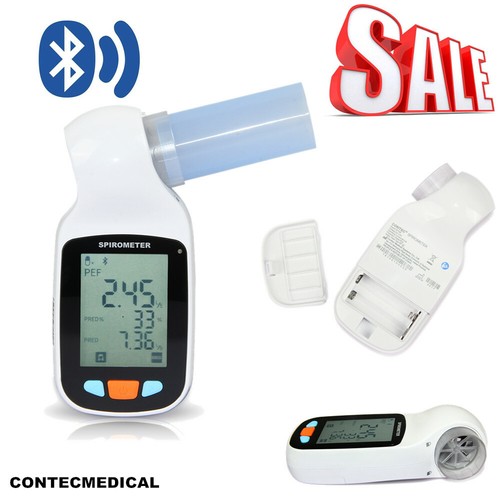 Digital Handheld Spirometer Lung Volume Pulmonary Function device FVC ...