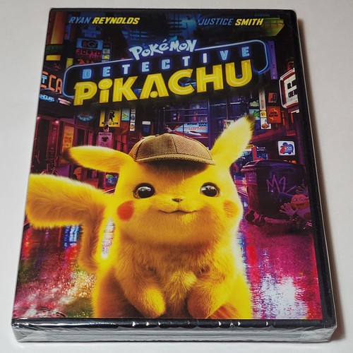 Pokémon Detective Pikachu (DVD, 2019) Ryan Reynolds Justice Smith Free ...