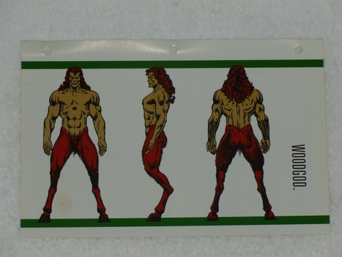 WOODGOD - Character Info - MARVEL BIO SHEET - Heroes & Villains RARE ...