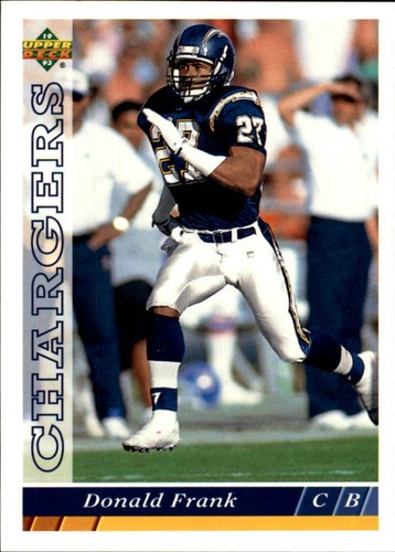 1993 Upper Deck Football Card #522 Donald Frank | eBay