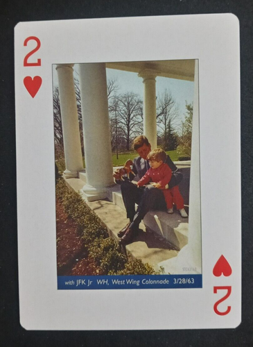 2004 JFK John F Kennedy Playing Card 2 Hearts | eBay