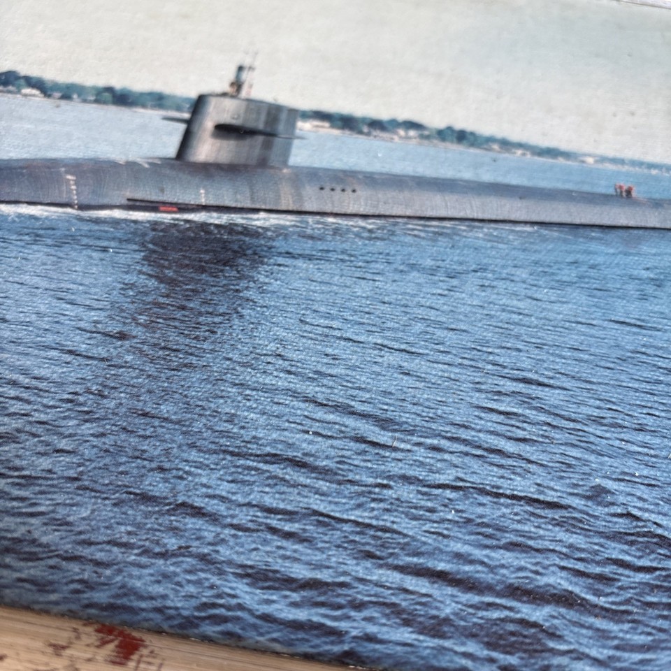 VTG Electric Boat Corporate USS Michigan SSBN-727 Submarine Canvas Art ...