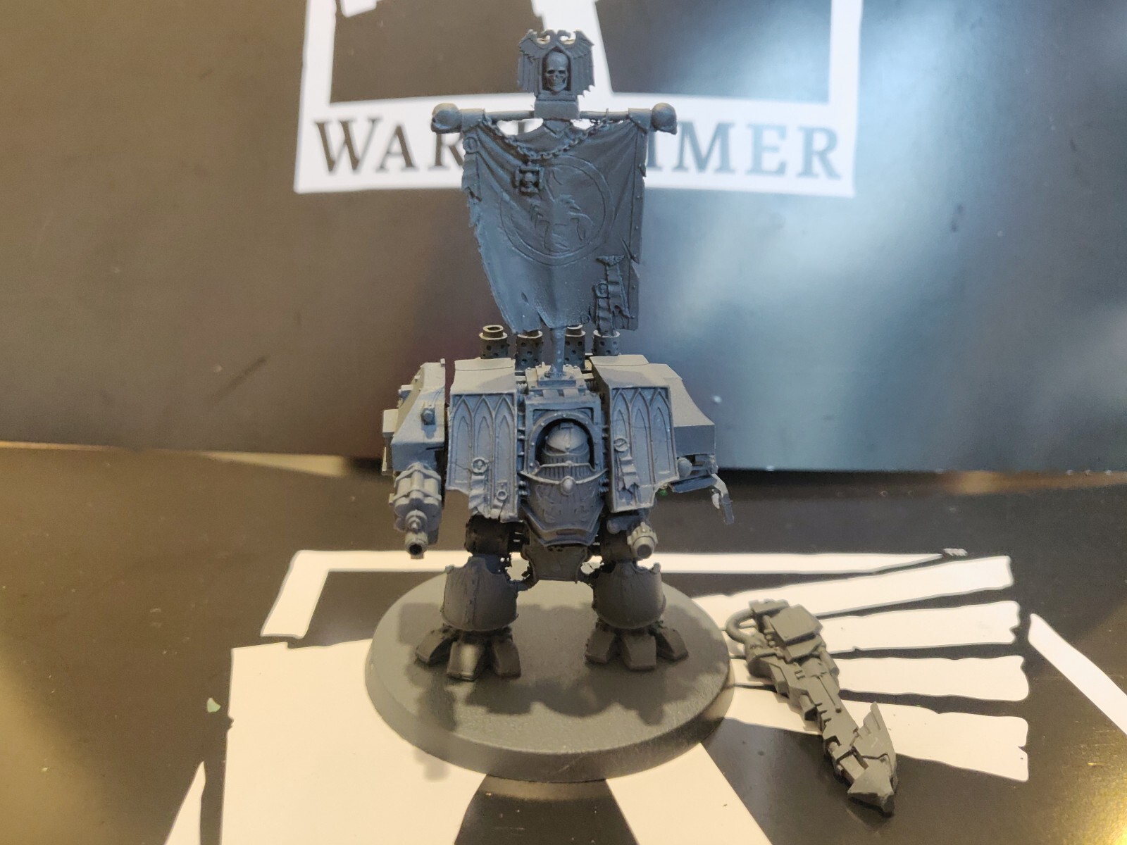 Warhammer 40k Red Scorpions Space Marines Venerable Dreadnought MK4 | eBay