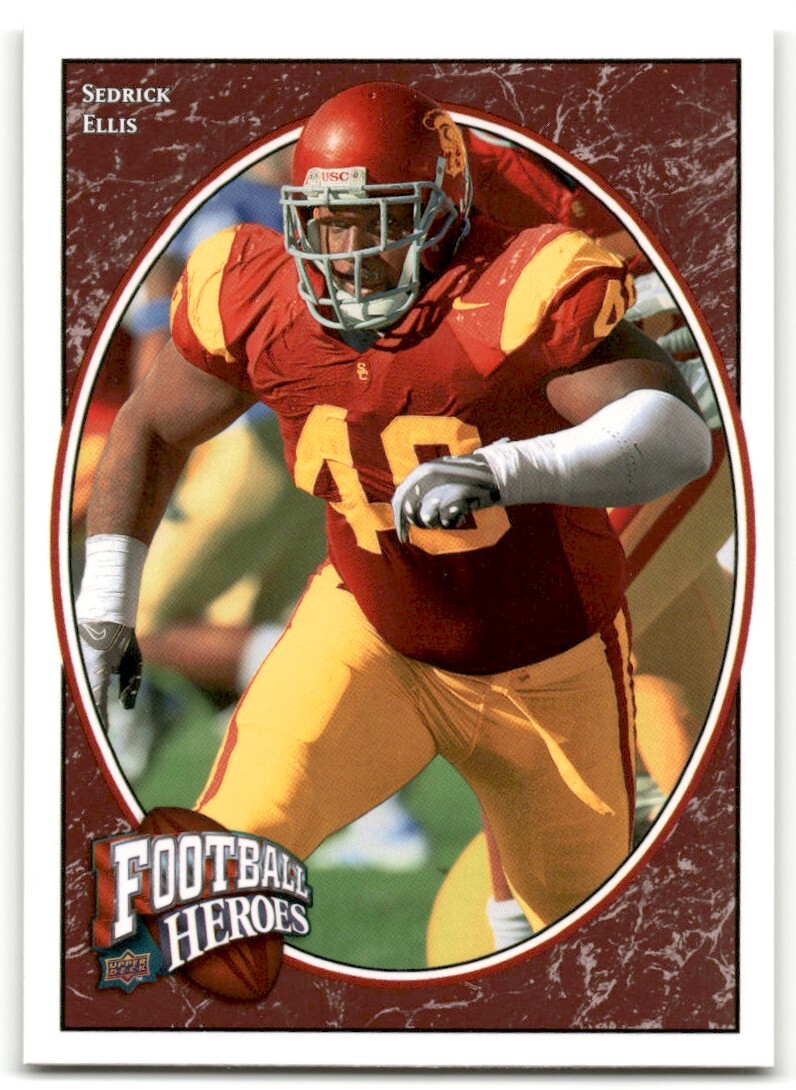2008 Upper Deck Heroes Sedrick Ellis #192 RC USC Trojans | eBay