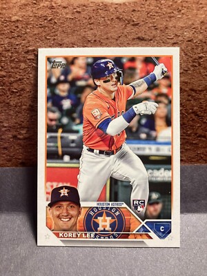 2023 Topps #90 Korey Lee Baseball Card Houston Astros Rookie RC | eBay