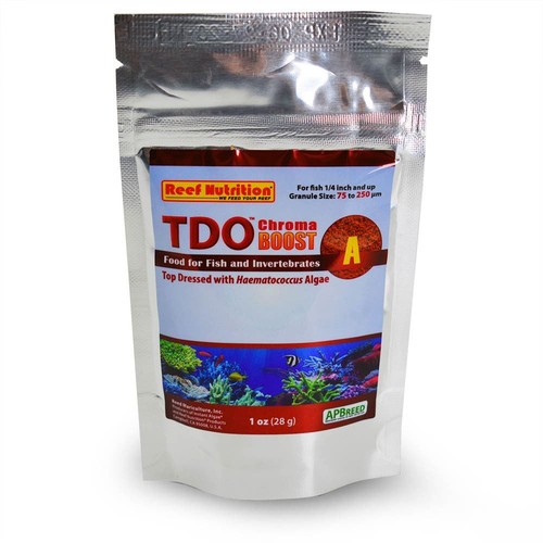 TDO-A Chroma Boost Fish Food (1 oz) - Reef Nutrition | eBay