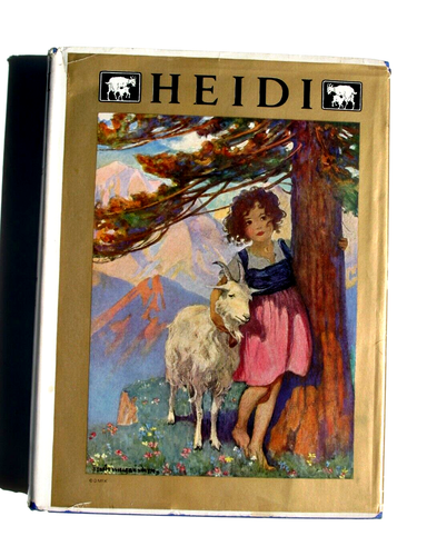 1922 Edition of '' HEIDI ''n/m hard Cover Book. With Dust Jacket fine ...