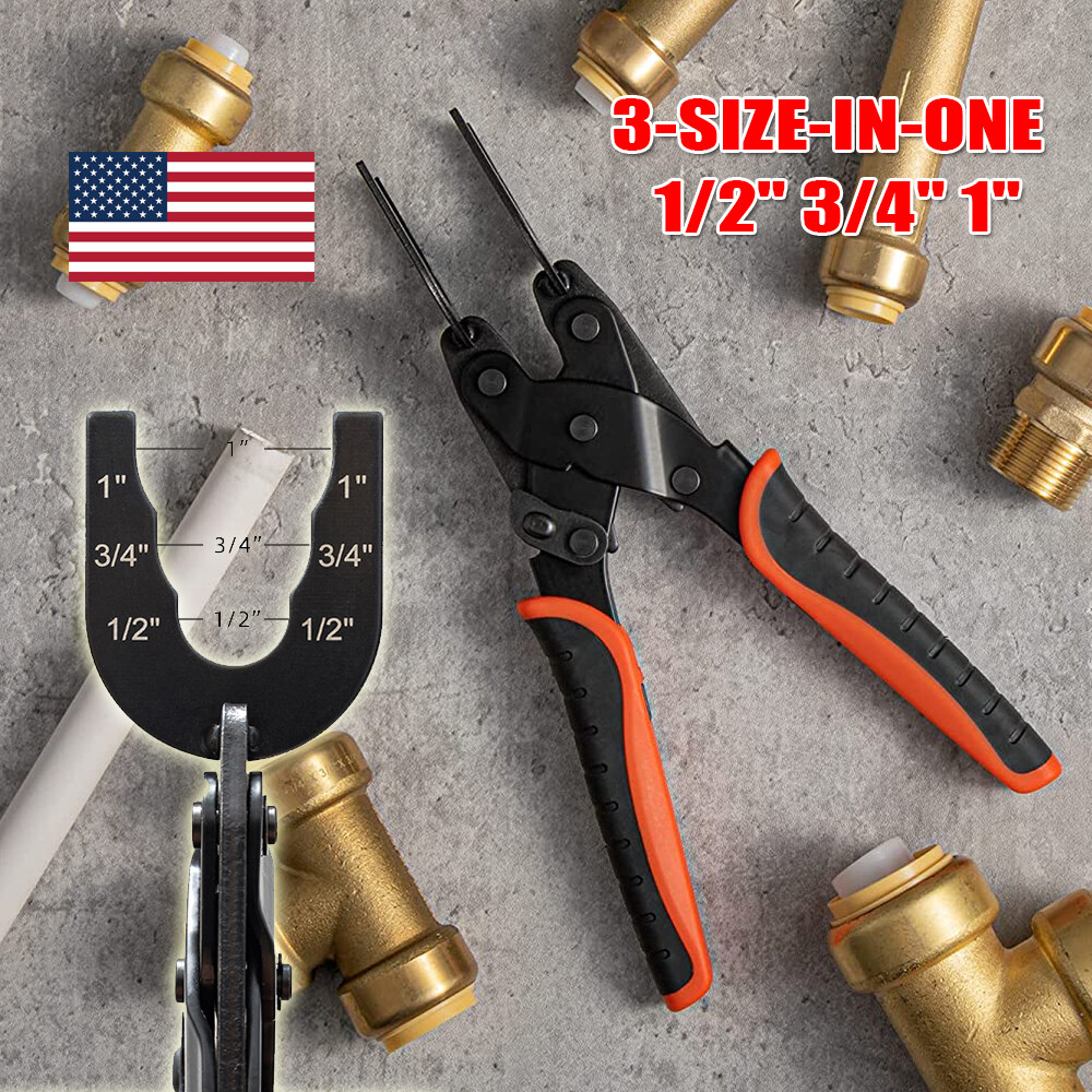 Disconnect Tongs Clamp Tool for Push to Connect Fittings Removing Multi ...