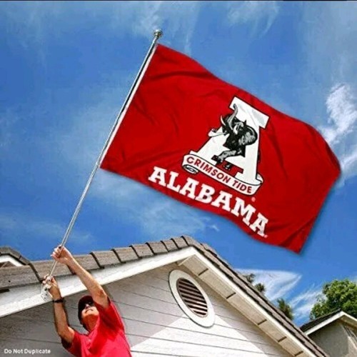Alabama Football Basketball-Crimson-Tide 3x5ft Flag Banner NCAA ...