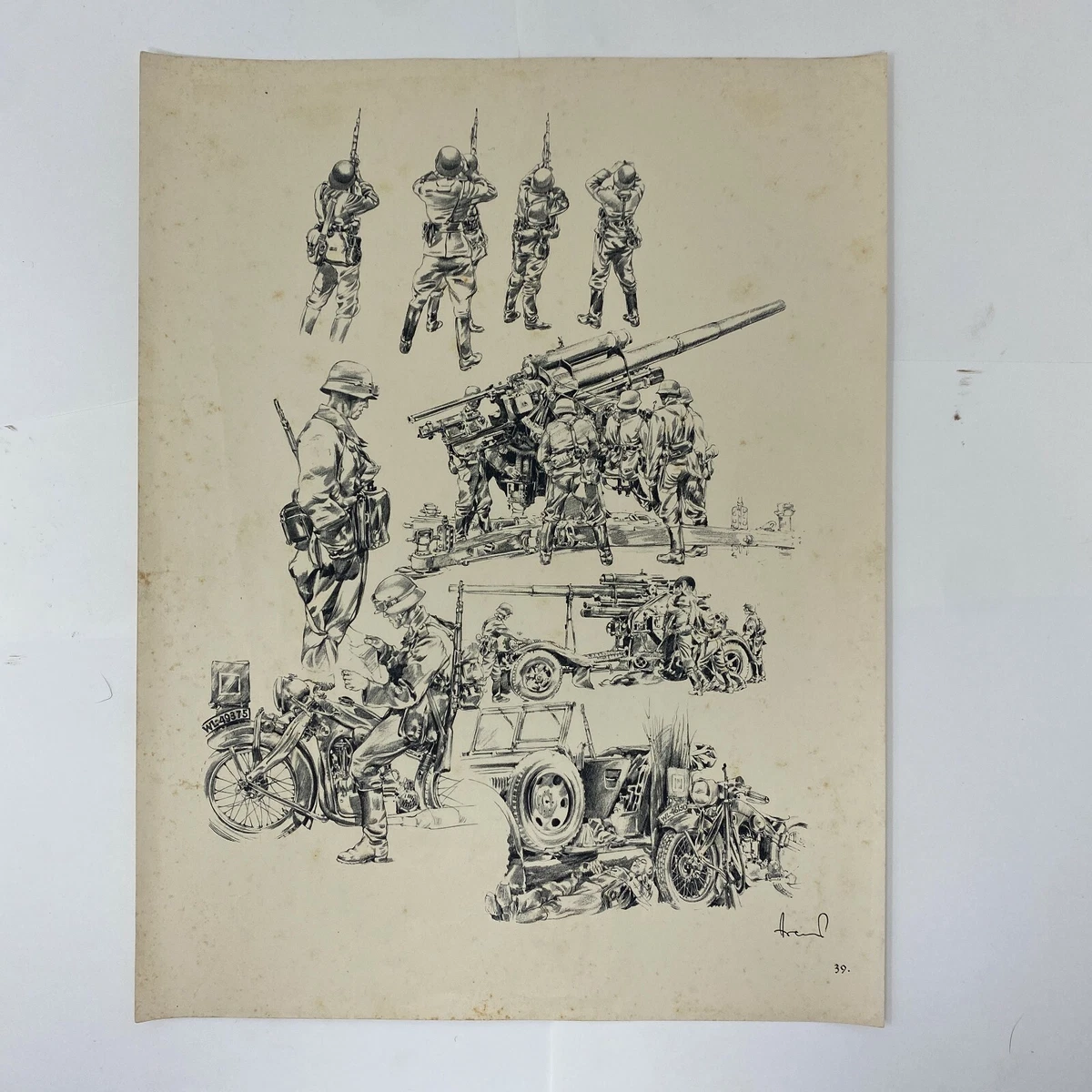 Ww2 Soldier Drawings