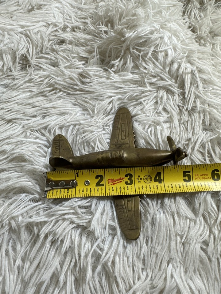 WWII Fighter Propeller Solid Brass Plane WORKING PROPELLER Paperweight ...