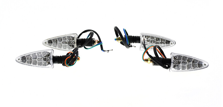 A FULL SET OF 4 LED INDICATORS FLASHERS FOR Triumph TT600 | eBay