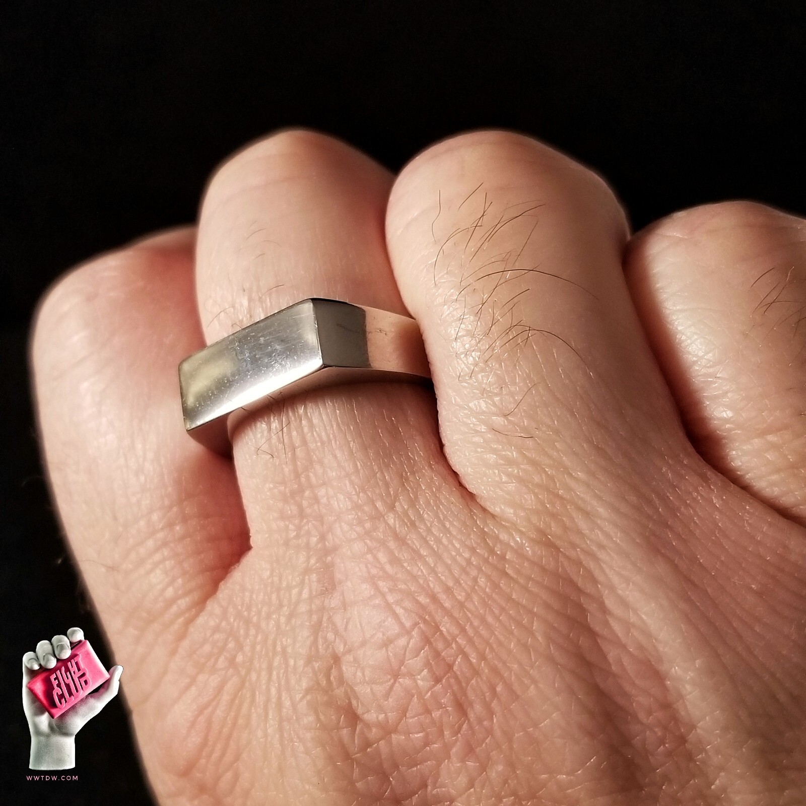 Fight Club - Tyler Durden's Steel Signet Ring Costume Cosplay Limited ...