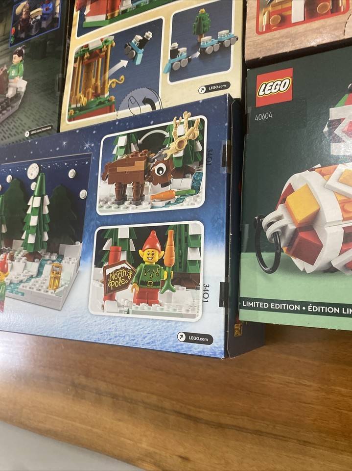 LEGO 17 Retired Rare Sets Ultimate GWP Christmas Bndl W/ 40138 40139 ...
