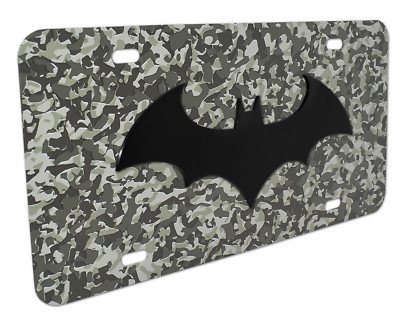 BATMAN BAT URBAN CAMO DECORATIVE METAL LICENSE PLATE FRAME USA MADE | eBay