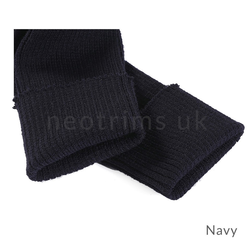 Rib Knit Cuffs Pair,Tubular Ribbing Seamless Cuffing Fabric ReVamp ...