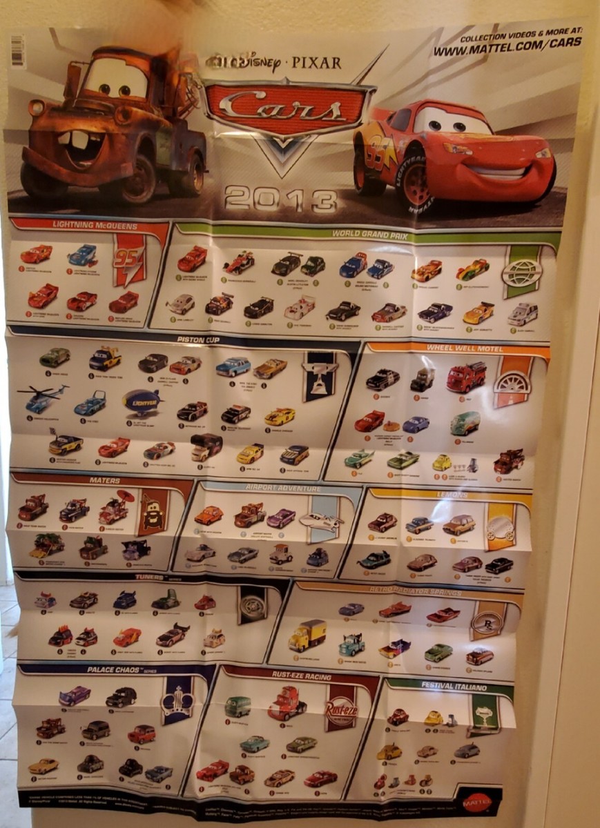 Disney Cars Checklist With Pictures - Infoupdate.org