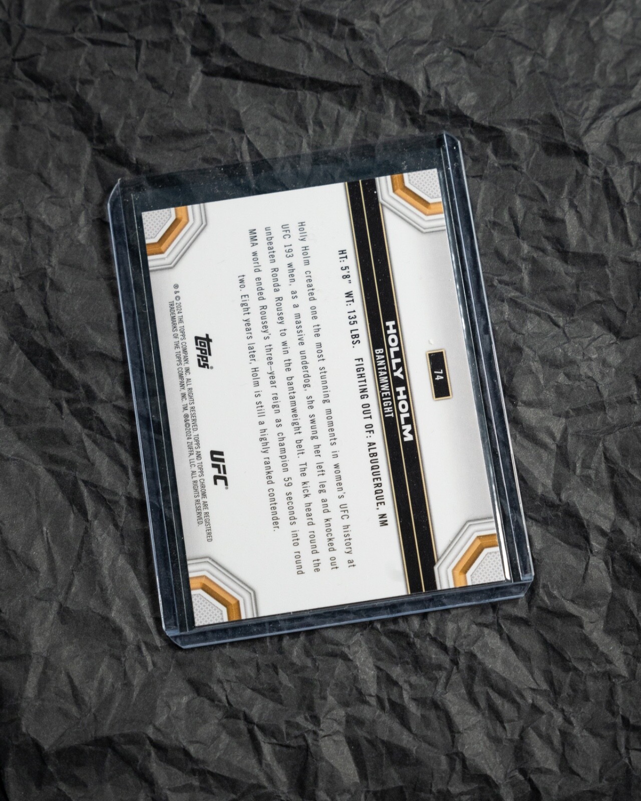 2024 - TOPPS CHROME UFC - HOLLY HOLM - PRIZM REFRACTOR | eBay.de