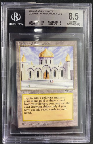Magic MTG - Library of Alexandria - Arabian Nights - BGS 8.5 - EN | eBay