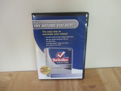 Intuit Turbo Federal & State Deluxe 2007 - Full Edition CD - SEALED ...