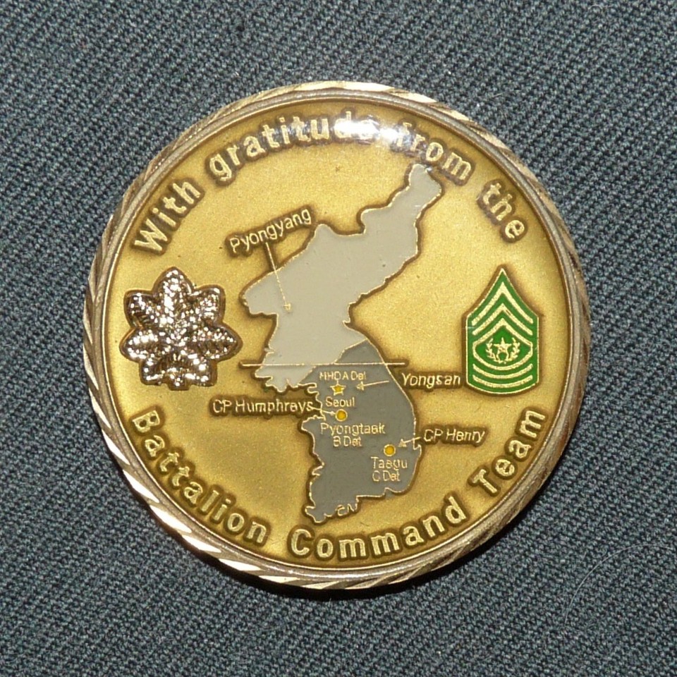 US Army 176th Finance Battalion Command Team ROK Challenge Coin | eBay