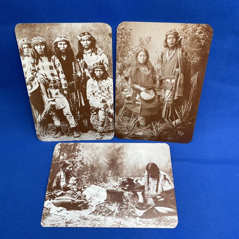 Native American Indians Postcard Lot of 14 Old West Collectors Series ...