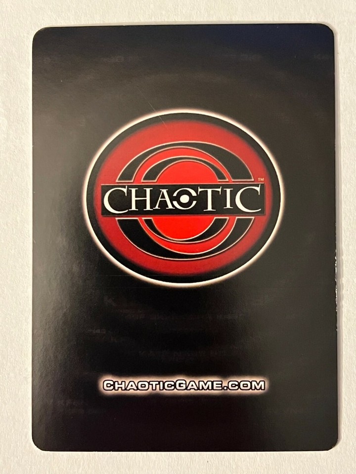 Chaotic 59/100 Rage of Aa'une Holo Foil Rare Attack Card | eBay