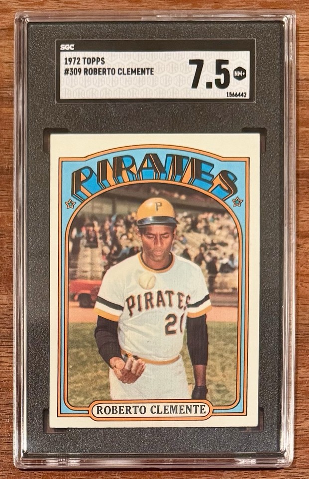 1972 Topps #309 Roberto Clemente | Pirates | SGC 7.5 🔥CENTERED🔥 | eBay
