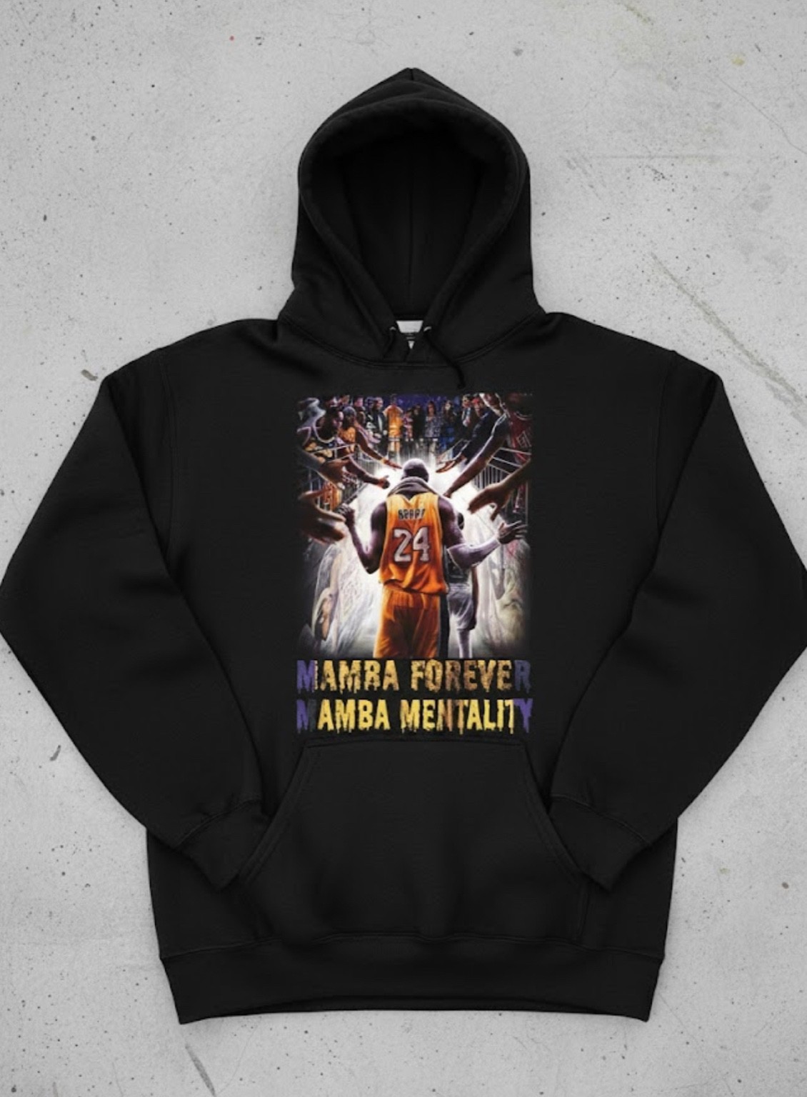 Kobe Bryant Mamba Forever Hoodie | Mamba Mentality #24 Lakers Tribute ...