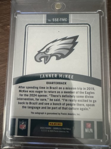 2024 Panini Donruss - Signature Series #SSE-TMC Tanner McKee (AU) | eBay