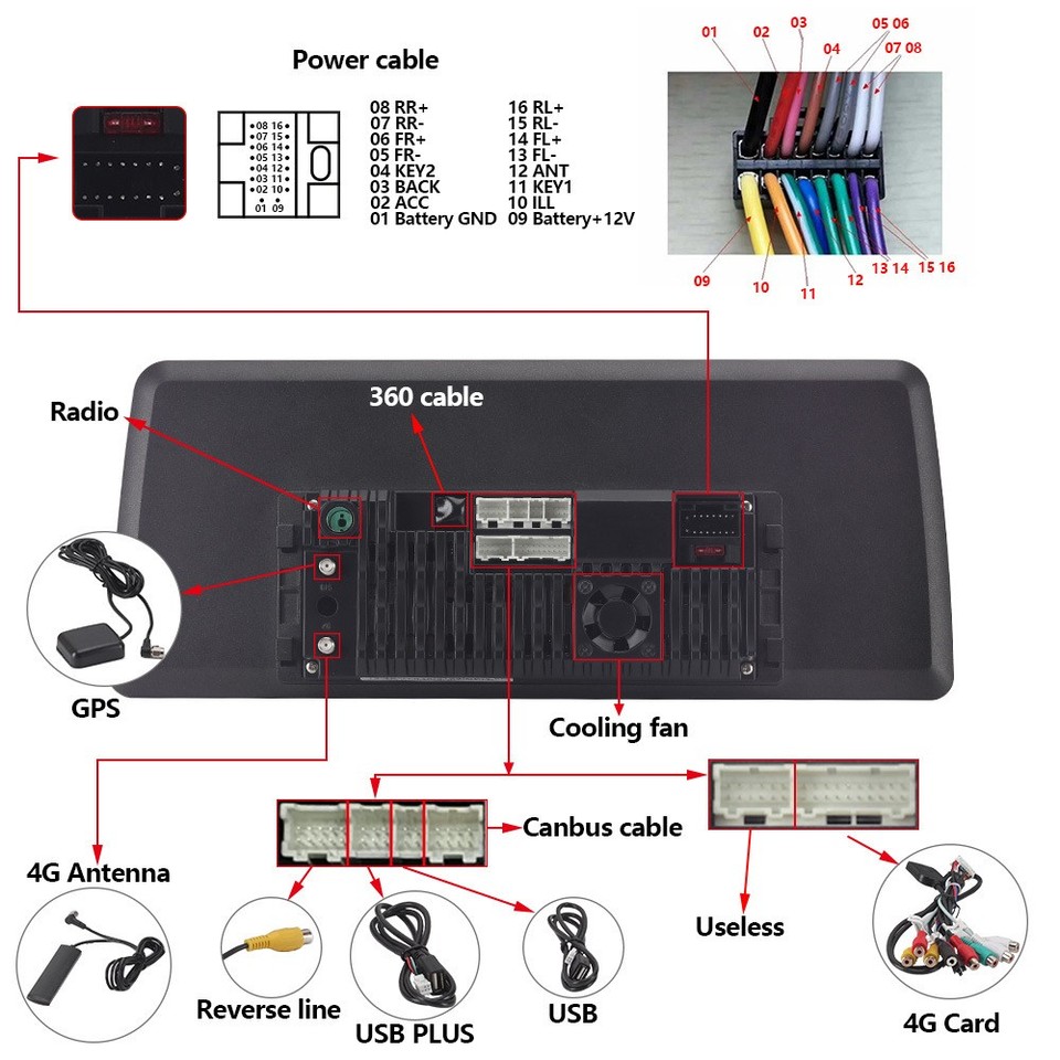 12.3"Car Radio Wireless Android CarPlay 6+128GB For 04-09 Land Rover ...