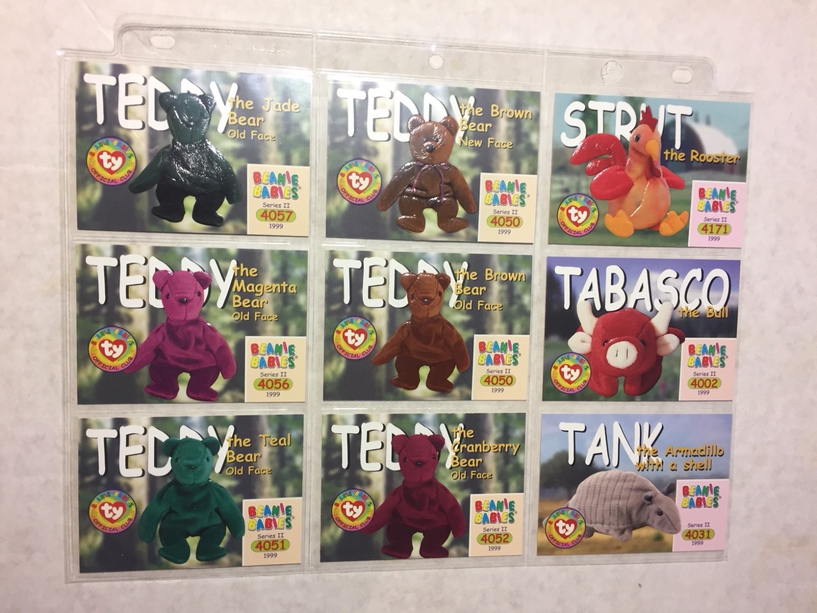 Ty Beanie Baby Trading Cards Common Set of Series 2 Cards~100 Cards ...