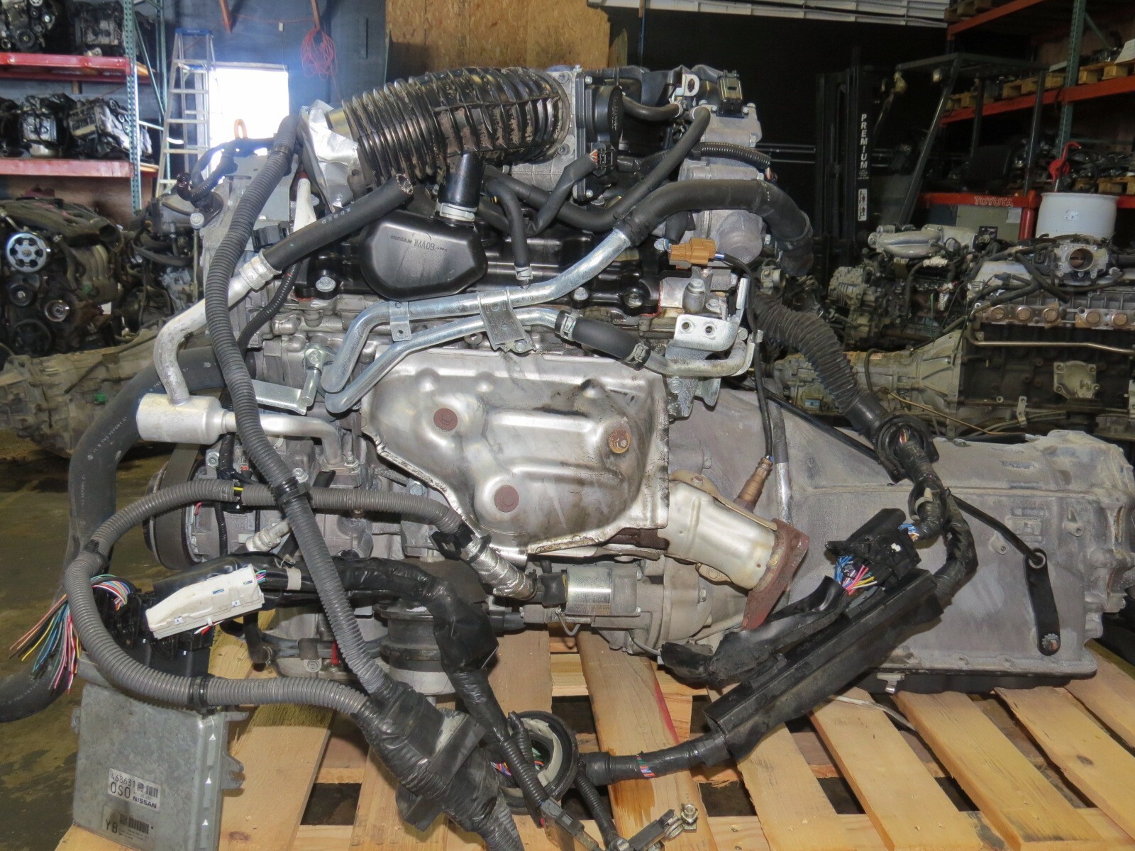 Nissan 370Z Infiniti G37 M37 Engine JDM VQ37HR VQ37 3.7L MOTOR TRANS ...