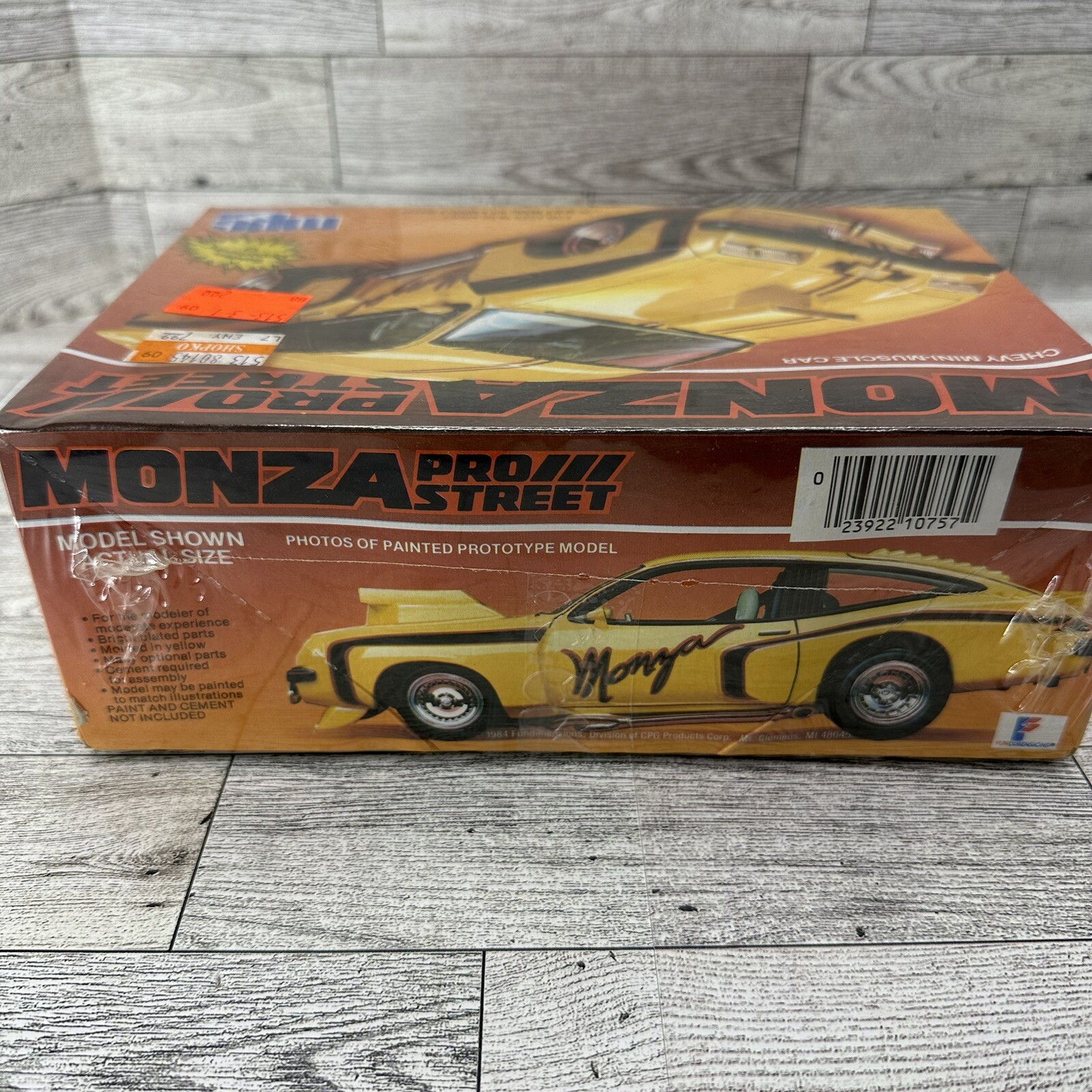 Vtg MPC 1984 Chevy Monza Pro Street Factory Sealed Model Kit 1:25 1 ...