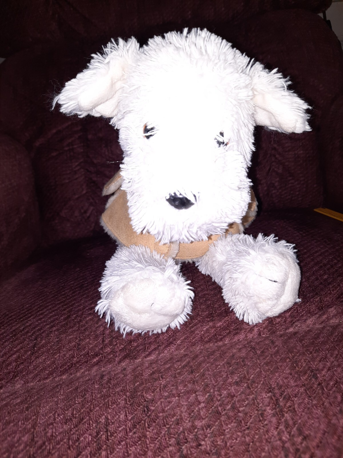 Commonwealth Westie Puppy Plush White Puppy Suede Coat stuffed animal ...