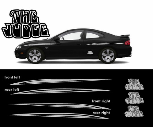 04 05 06 4TH GEN PONTIAC GTO THE JUDGE STRIPE STICKER DECAL EYEBROW ...