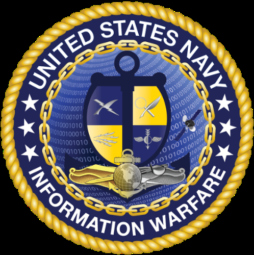 Information Dominance Warfare Enlisted EIWS BADGE LAPEL PIN UP US NAVY ...
