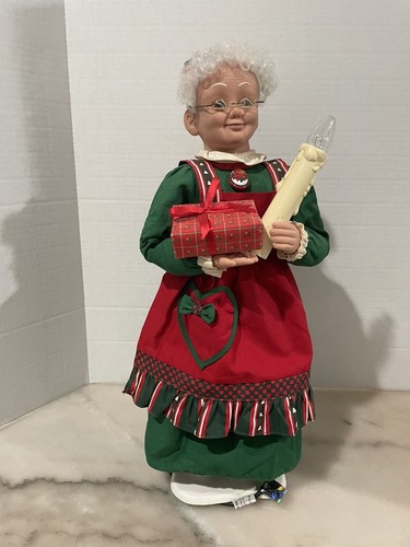 VTG Animated 1996 Holiday Creations Mrs Claus Motion and Light Figure ...