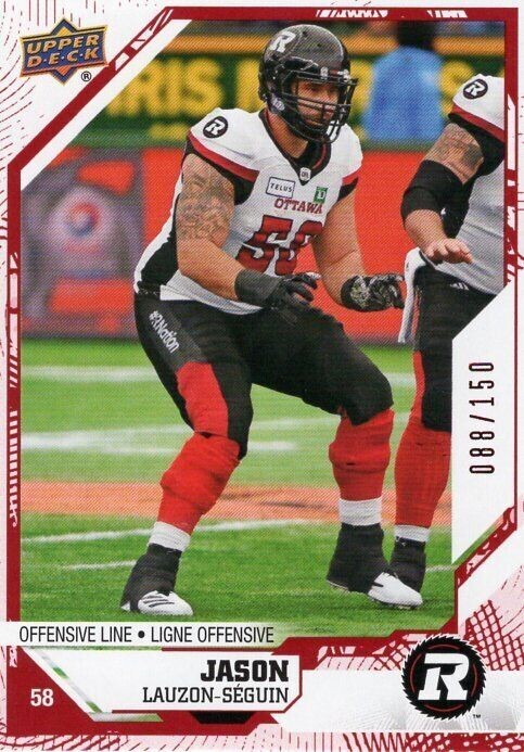 2019 Upper Deck CFL - Jason Lauzon-Seguin #121 (RC) for sale online | eBay
