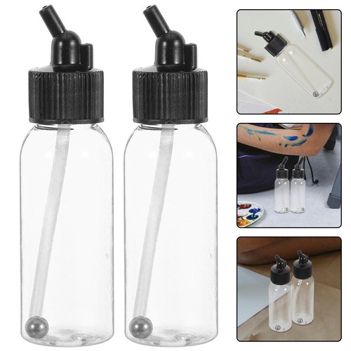 10 Pcs Airbrush Paint Bottles 30ml Dual-action Adapters Accessory | eBay